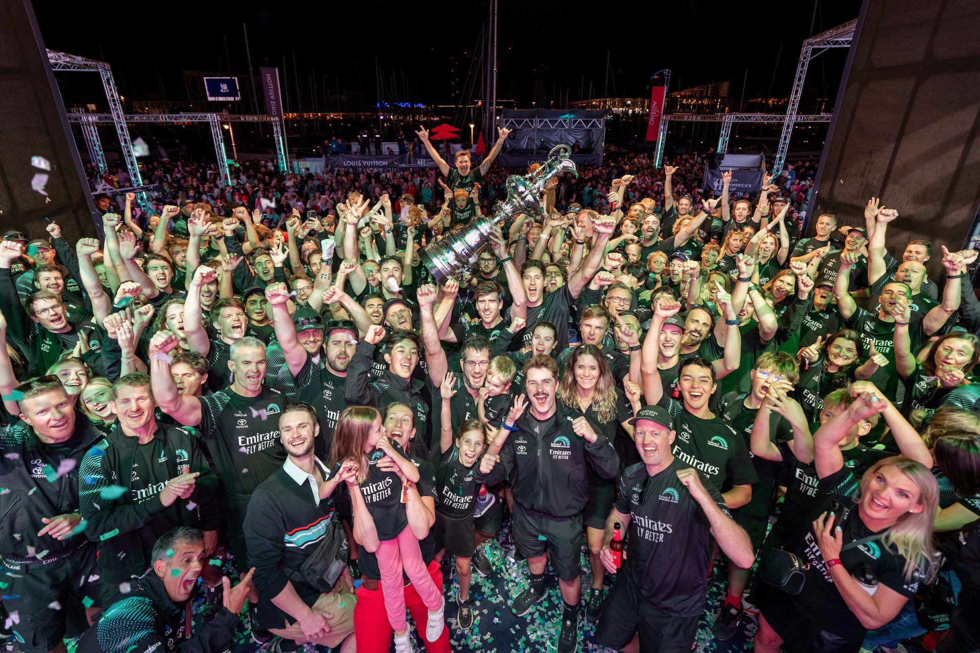 Emirates Team New Zealand Lifts the America’s Cup in Prize Giving at ...