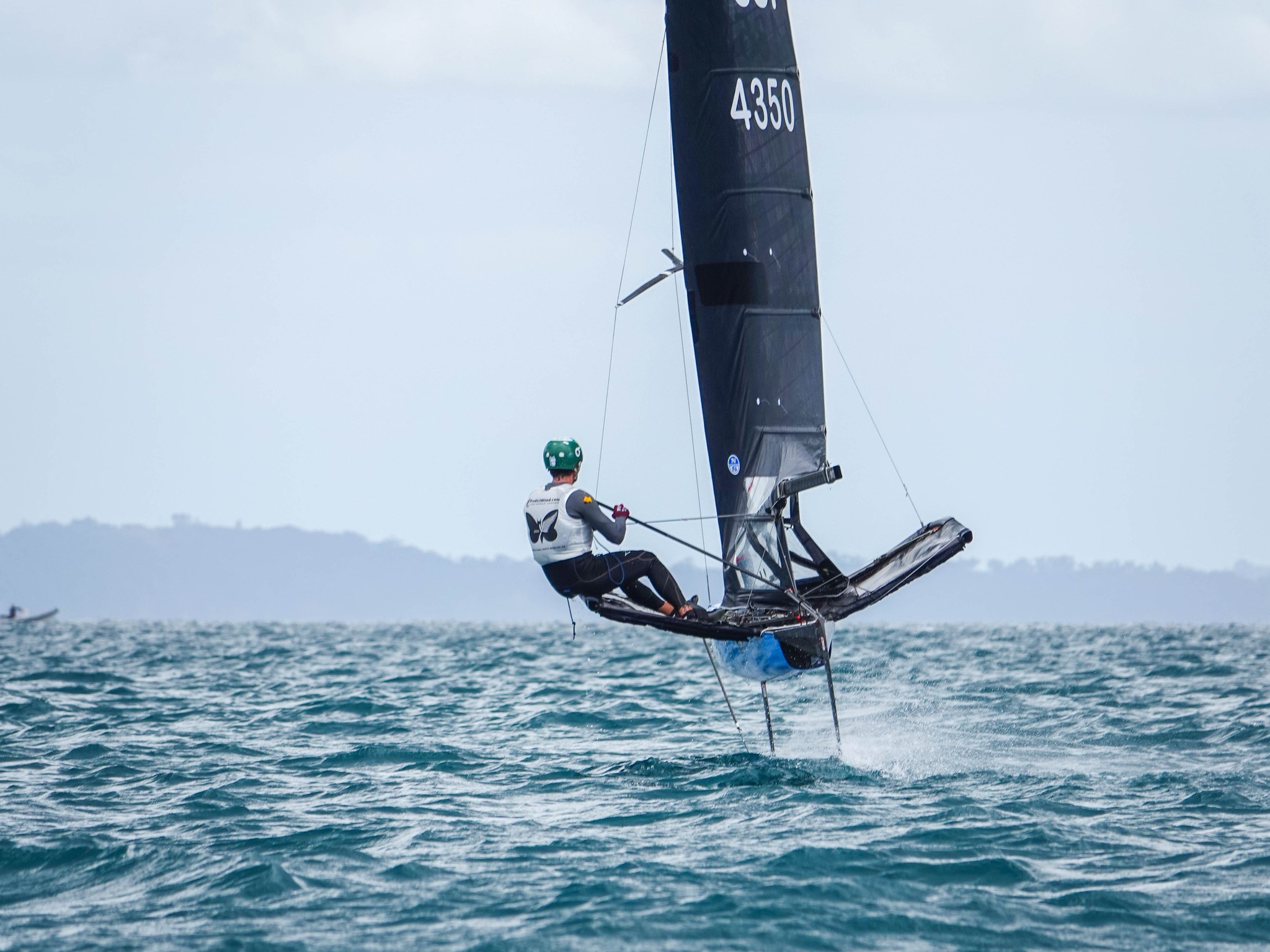 High-speed battles on foils at Manly with the Moth World Championships ...