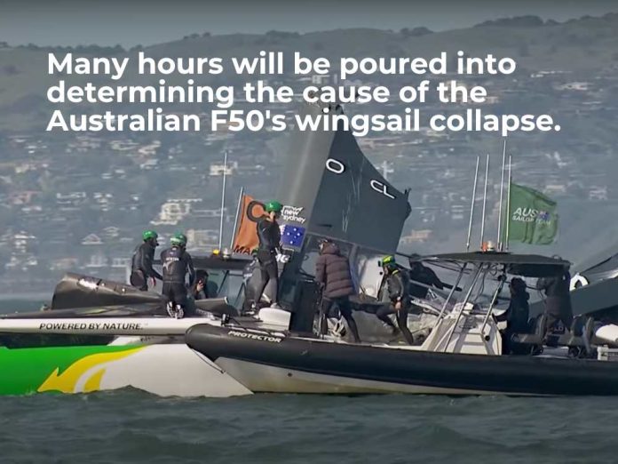 Breaking down the catastrophic wing failure of the Australian SailGP ...