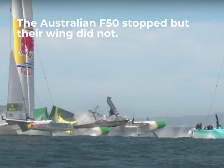 Breaking down the catastrophic wing failure of the Australian SailGP ...