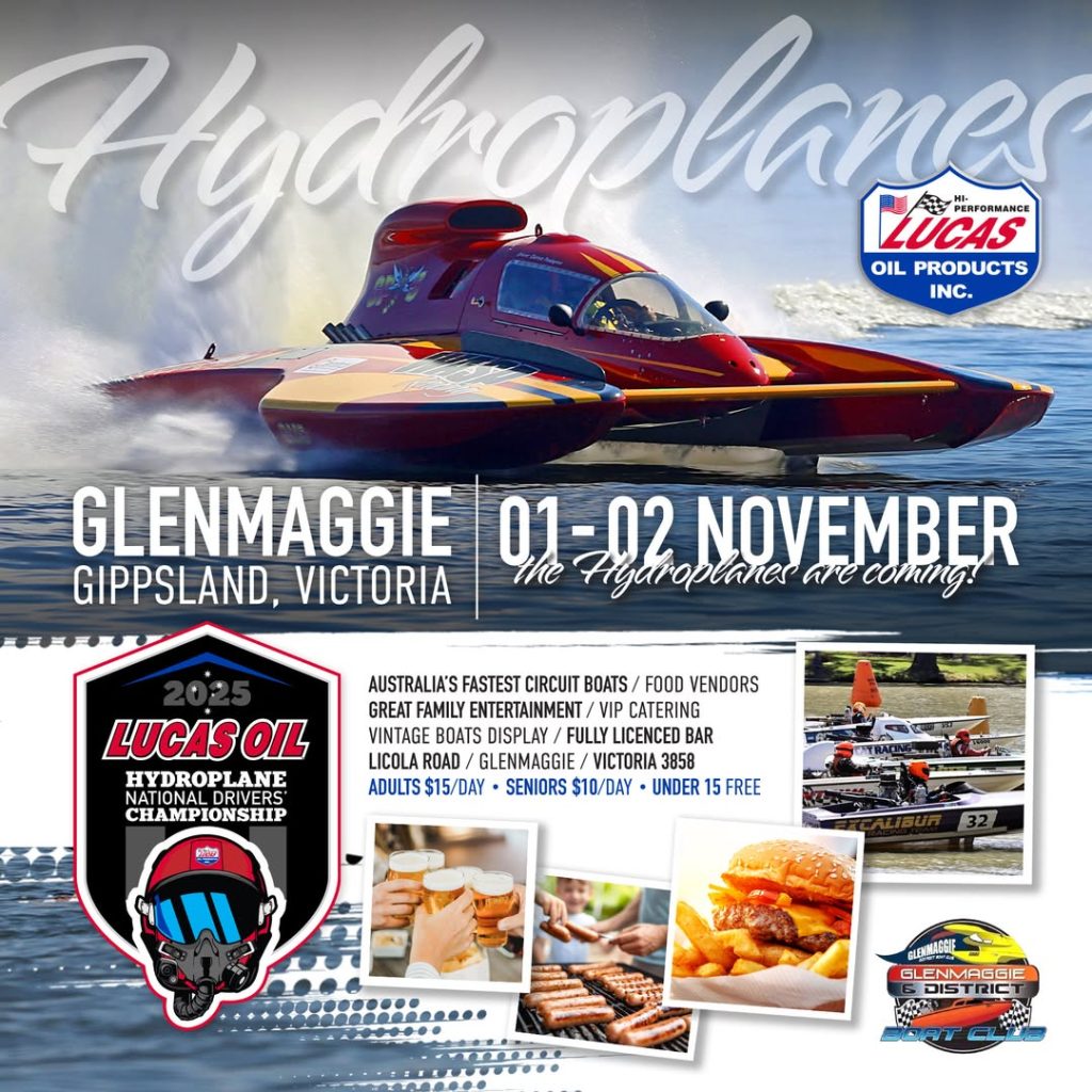 Debut Lucas Oil Australia Hydroplane NDC fires up at Glenmaggie ...
