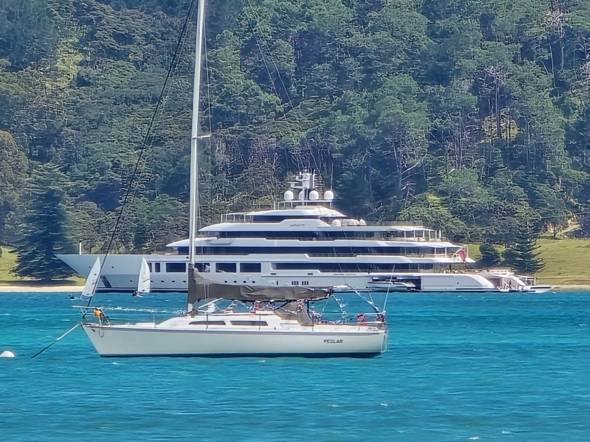 Superyacht Infinity drops anchor in Coromandel Harbour - Boating New ...