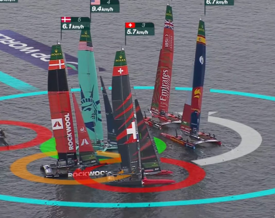 Emirates GBR take control in light air in Sydney SailGP Race 5 ...