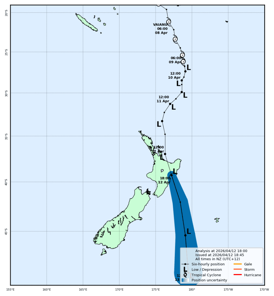 Weather Warning Update for New Zealand Cyclone - Boating New Zealand